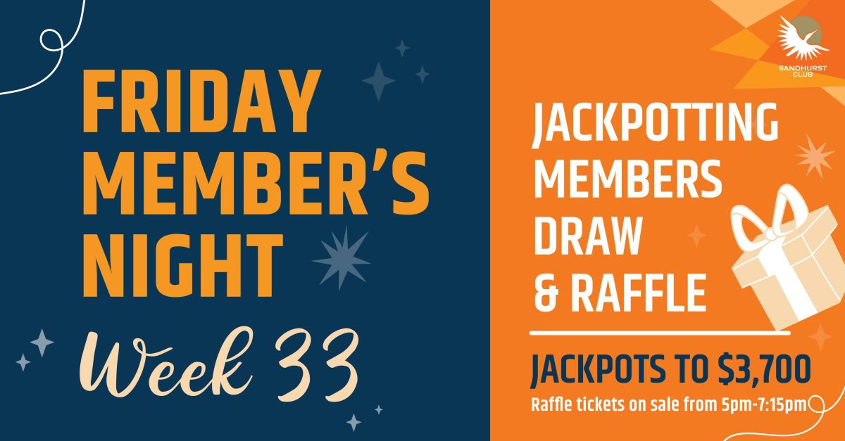Friday Members Night | Member Draw & Raffle | Sandhurst Club | Golf ...