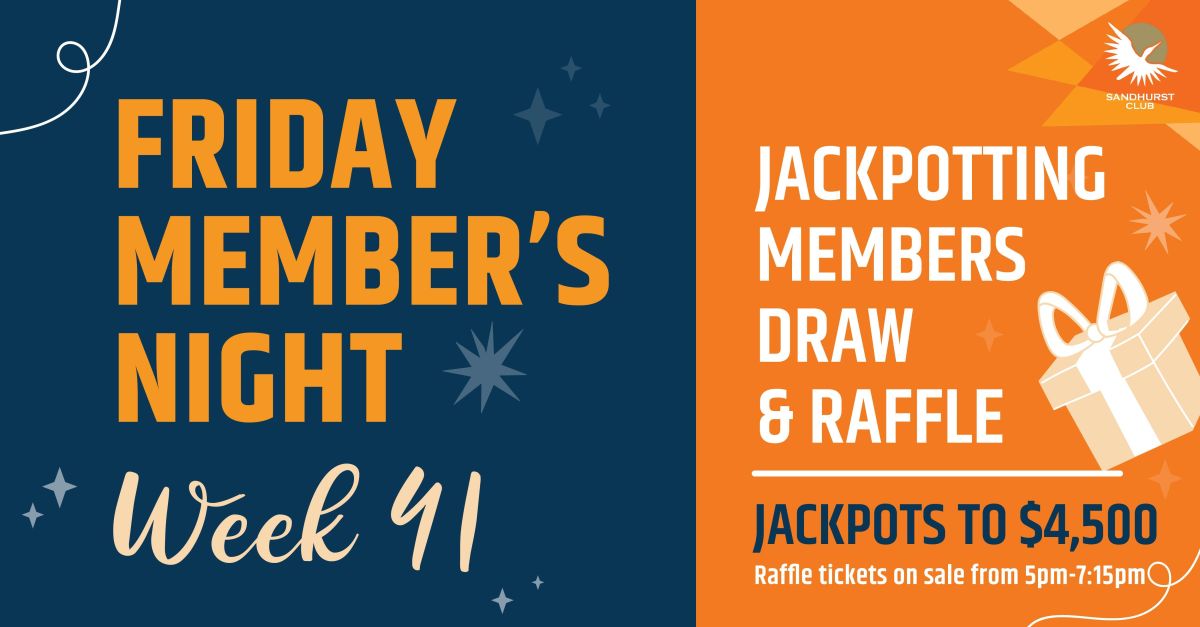 Friday Members Night | Member Draw & Raffle | Sandhurst Club | Golf ...
