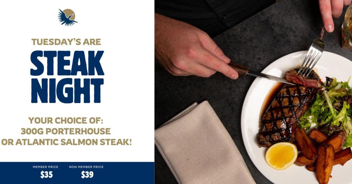 Steak Night | Sandhurst Club | Golf, Events, Weddings, Sports ...